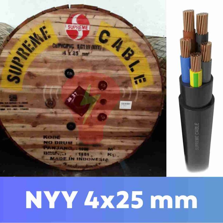 Kabel NYY 4x10mm Supreme - Kabel Listrik